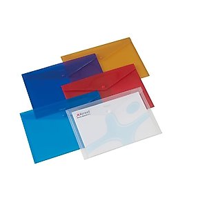 Rexel TS-110092 A4 Popper Wallet, Pack of 6
