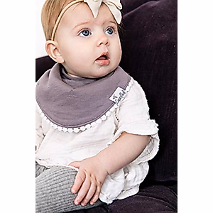 Copper Pearl Baby Bandana Drool Bibs for Drooling and Teething 2-Pack Fashion Bibs Gift Set For Girls “Isabella