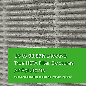 AprilAire AP09550V Virus+Allergy+Pet True HEPA Room Air Purifier, 4-Stage Filtration, Captures Viruses, Bacteria, Allergens, Pet Hair & Dander, Ozone Free, 495 sq. ft. Rooms