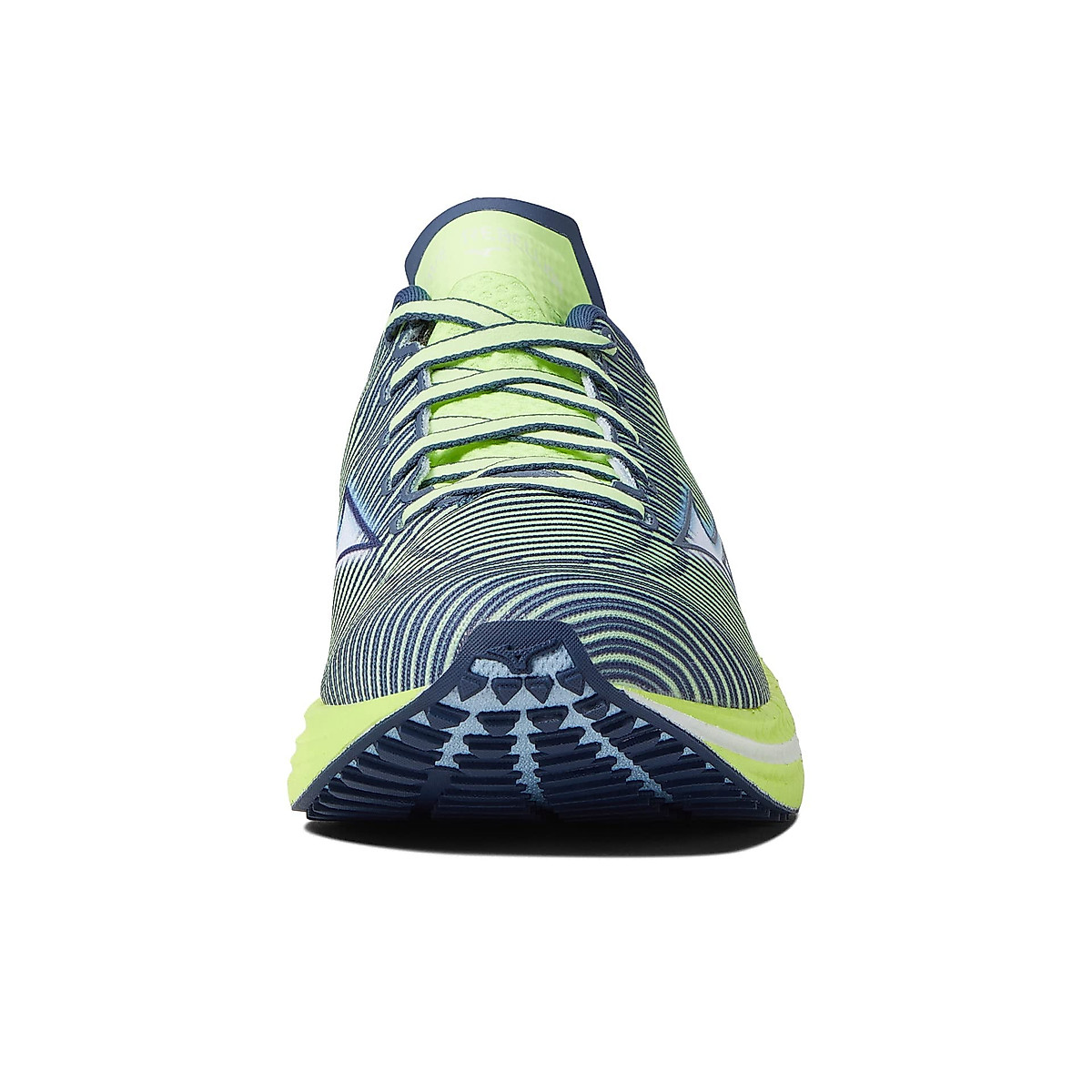 Mizuno womens Wave Rebellion Running Shoe, Neo Lime, 9.5 US