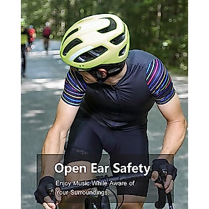 Dnniakm Bone Conduction Headphones Swimming, Underwater Headphones for Swimming, Built-in 32G Memory IPX8 Waterproof, Wireless Bluetooth 5.3 Open Ear Headphones for Running, Cycling, Swimming