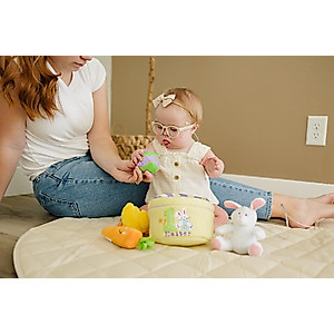 Genius Baby Toys My First Easter Basket for Baby ft Bunny Rabbit, Chick, Carrot and Easter Egg