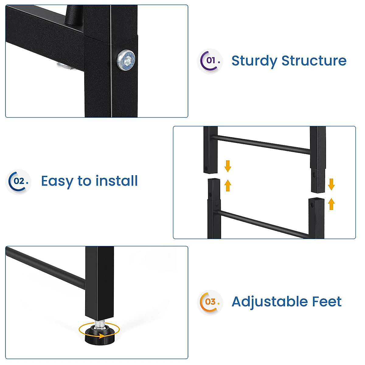 5 Gallon Water Bottle Holder, 3 Tier Water Jug Rack, Water Cooler Jug Rack for 5 Gal Water Bottle, Water Jug Dispenser Stand, Heavy Duty 5 Gallon Water Jug Stand for 6 Bottles with Lifter