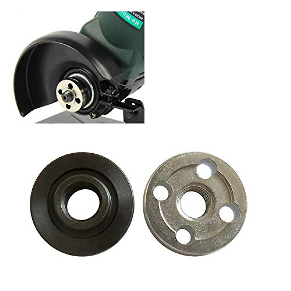 Angle Grinder Replacement Parts Repair Component Angle Grinder Fitting Part Inner Outer Flange for Makita 1 Pair 9523#