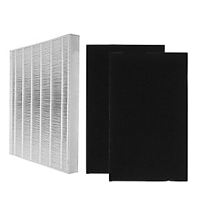 Merchandise Mecca Replacement HEPA Filter for Oreck AirInstinct 75, 100, 108, 150, 200 - Includes One HEPA Filter and 2 Carbon Odor Absorbers - Replaces Part N. 3YRHPK1