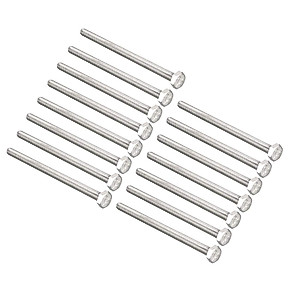 uxcell M6x100mm Hex Bolts 304 Stainless Steel Hexagon Screw Bolt 15pcs
