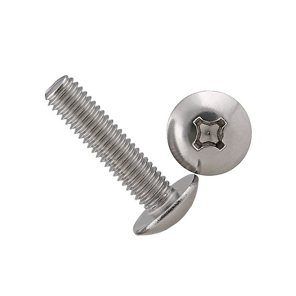 WEICHUAN Metric M4 Machine Screws - 40-Pack 304 Stainless Steel Metric M4 Truss Head Bolts Phillips Drive Machine Screws for Metric M4 Holes Cabinet Drawer Knobs Pulls Handles (M4 x 30mm)