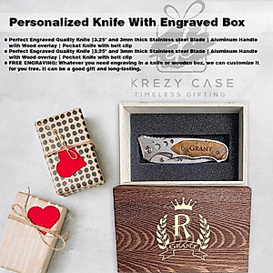 Personalized Knife With Engraved Box, Best Personalization Knife For Men, Knife For Groomsmen, Engraved Pocket Knife, Custom Knife