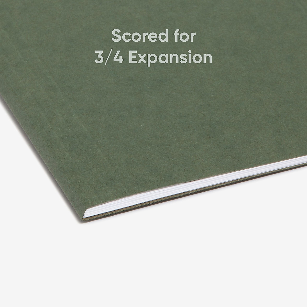 Smead Hanging File Folders for Documents, with 1/5-Cut Tabs, Legal Size, File Organizer for Filing Cabinets, Legal and Office Supplies, Standard Green, 25 Pack (64155)