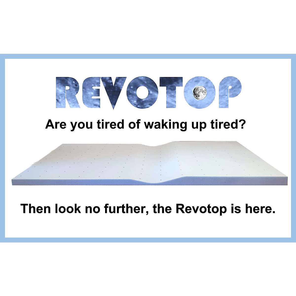 Revotop Mattress Topper for Back Pain (Small)