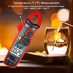 UNI-T UT210D Digital AC/DC Current Voltage Resistance Capacitance Clamp Meter