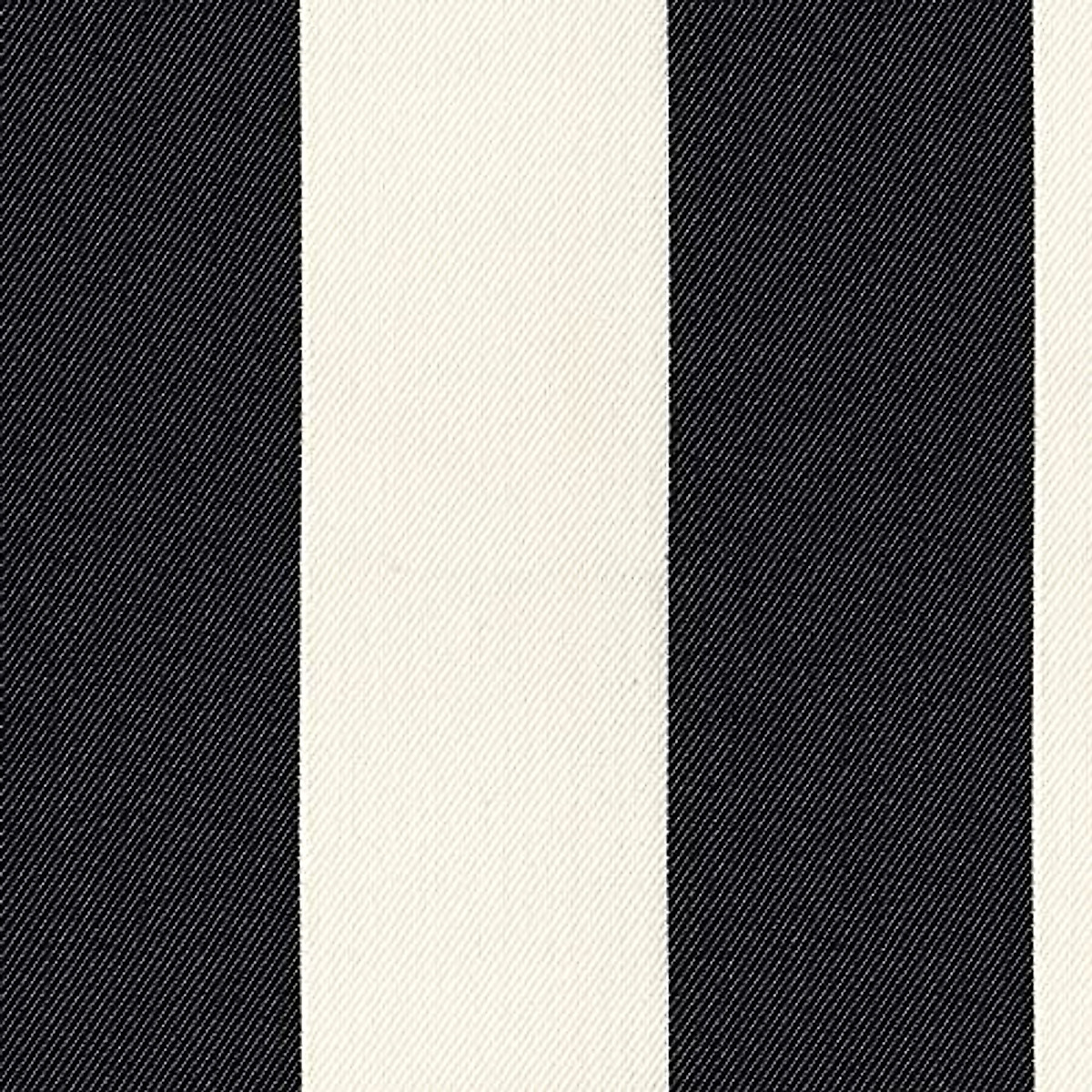 Honeycomb Outdoor Cabana Stripe Black & Ivory Chaise Lounge Cushion: Recycled Fiberfill, Weather Resistant, Reversible, Comfortable and Stylish Patio Cushion: 22.5" W x 70" L x 3.5” T