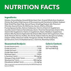 IAMS Proactive Health Healthy Weight Control Large Breed Adult Dry Dog Food with Real Chicken, 29.1 lb. Bag