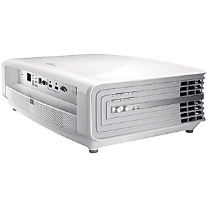 Optoma UHD60 True 4K UHD Projector, Bright 3000 Lumens, Entertainment and Movies, Rec.2020 with DCI-P3 for Wide Color Gamut, HDMI 2.0 and HDR10, WHITE