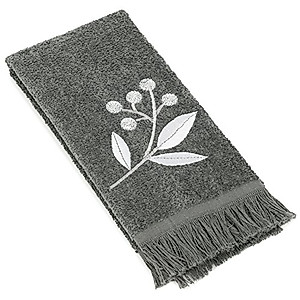 Avanti Linens Madison Fingertip Towel, Granite,19714GTE