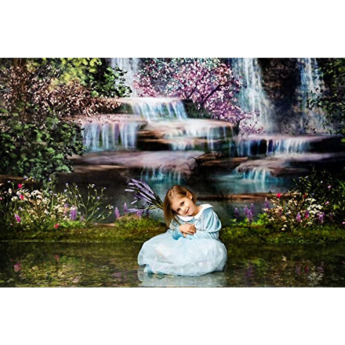 Kate Photography Reflective Floor Mats Transparent Waterproof Easy Clean for Home Party Cake Crush Event 8x5ft