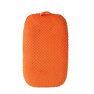 Removable Slipcover for Newborn Lounger, Super Soft Premium Minky Baby Lounger Cover Fit for 29 x 17 x 4 inches Infant Padded Lounger, Ultra Comfortable, Safe for Babies (Orange)