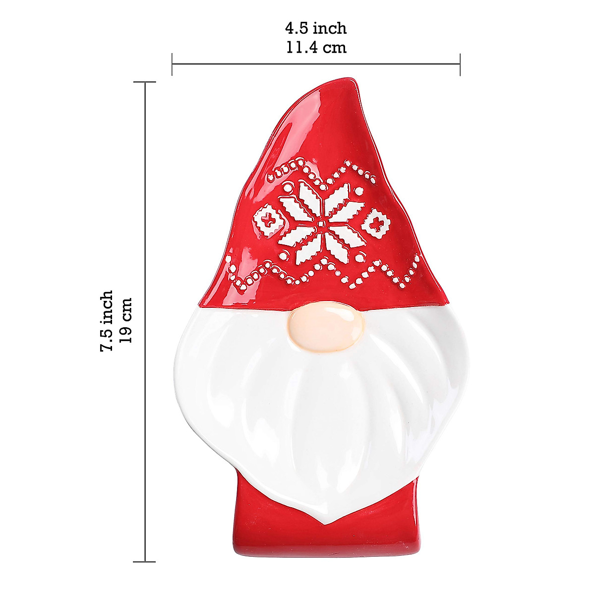Bico Red Gnome Spoon Rest, House Warming Gift, Dishwasher Safe