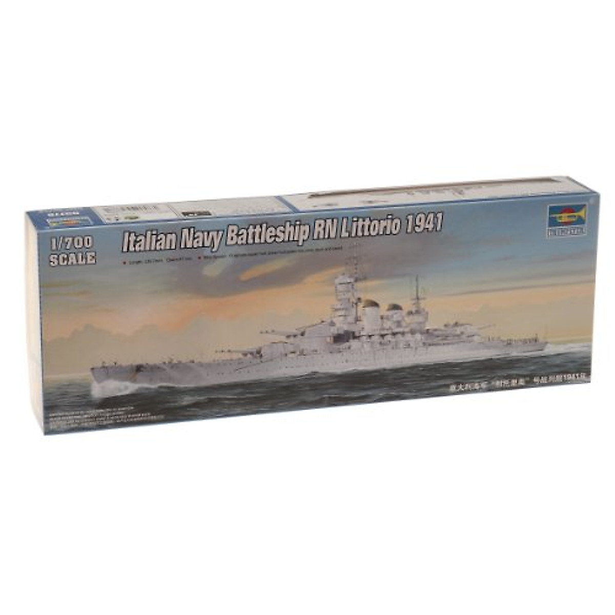 Trumpeter 1/700 RN Littorio Italian Navy Battleship 1941 Model Kit