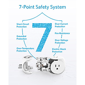Anker Electrical Outlet Extender with 30W USB C Charger, Multi Plug Outlet with 3 USB Ports and 3-Outlet Extender,Power Delivery High-Speed Charging for iPhone 14/13/13 Pro, Cruise Ship, Home, Office