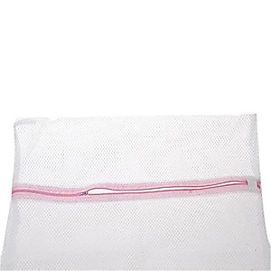 ShanLily Small Mesh Laundry Bags For Zipper, Travel Storage Organize Bag, Clothing Washing Bags For Laundry, Blouse, Bra, Hosiery, Stocking, Underwear, Lingerie,39.5 * 28Cm