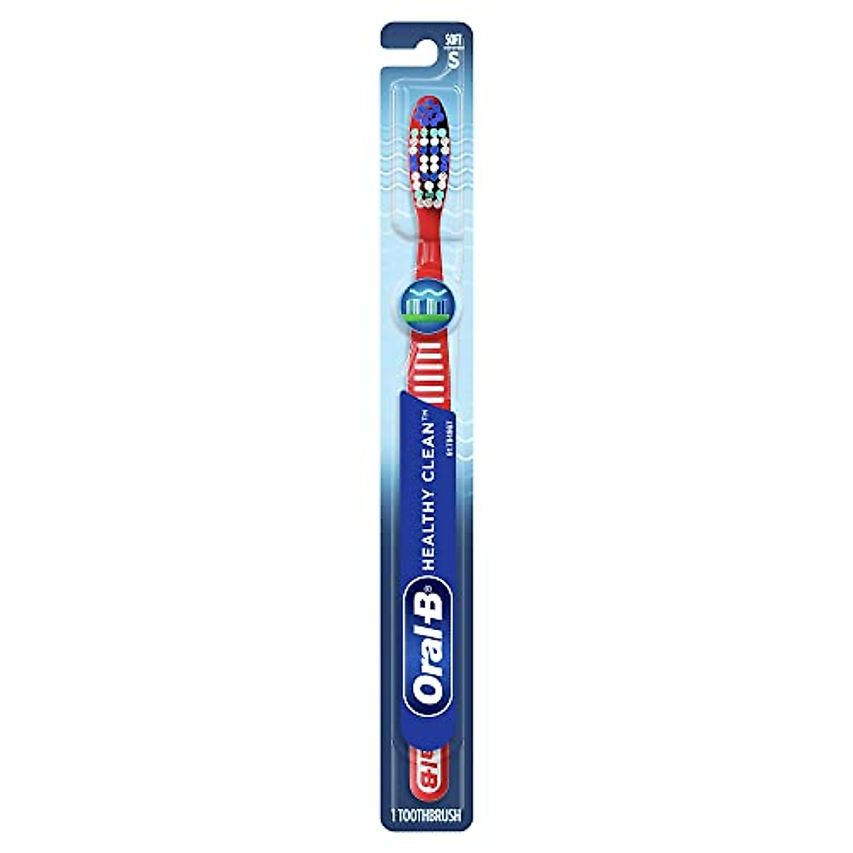 Oral-B Healthy Clean Toothbrush, Soft, 1 Count