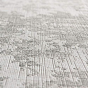 Unique Loom Jill Zarin Outdoor Collection Medallion Area Rug (9' 0 x 12' 0 Rectangular, Gray)