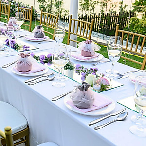 77-Piece Silverware Set with Steak Knives Serving Utensils, E-far Stainless Steel Flatware Cutlery Set for 12, Modern Tableware Eating Utensils for Restaurant Kitchen, Mirror Polished, Dishwasher Safe