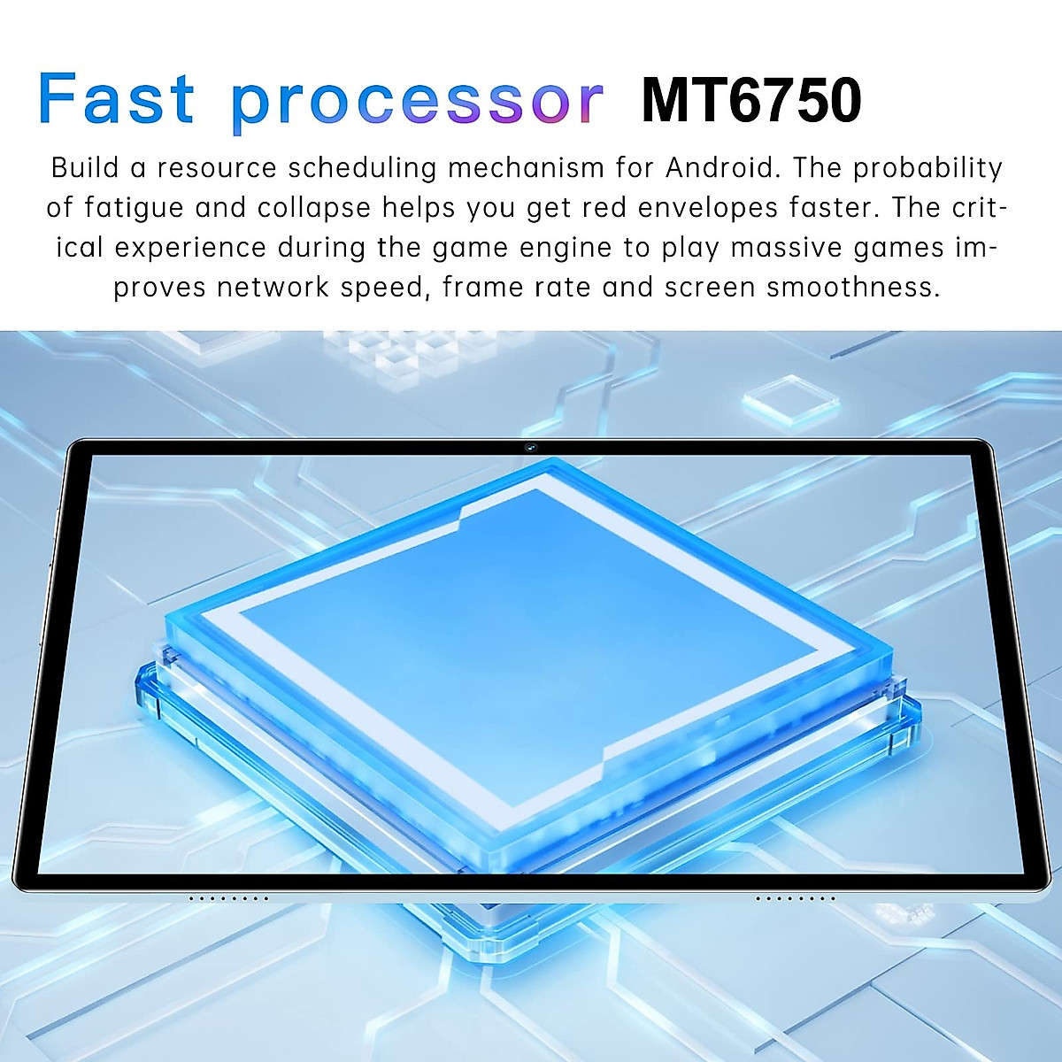 Dpofirs Android11 Tablet 10 Inch Tablet, 8GB 128GB Tablets, 128GB Expand, 5MP 13MP Camera, Octa Core Processor WiFi 7000mAh Battery IPS HD 4G Calling Gaming Tablet (Blue)