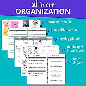 Papercode Daily Planner 2023 - Simple Elephant Undated Daily, Weekly, and Monthly Calendar Planner for Productivity & Goal Setting, Black