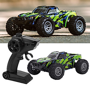 RC Car,S801/s802 1/32 2.4G 20km/h Mini High?Speed Drifting Remote Control Car Terrain Trucks for Childrens(Green) Full Car Toy Series