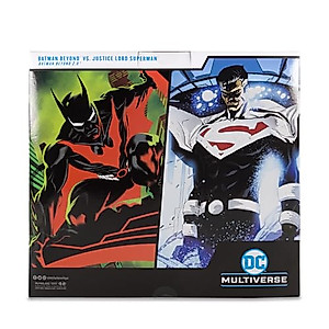 McFarlane Toys - DC Multiverse Batman Beyond vs. Justice Lord Superman 7in Action Figure 2pk