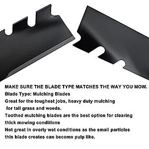 Grasscool Timemaster 30 inch Mower Mulching Blades for Toro 20199 20200 20975 20977 Lawnmower Replace for 20120P 120-9500-03