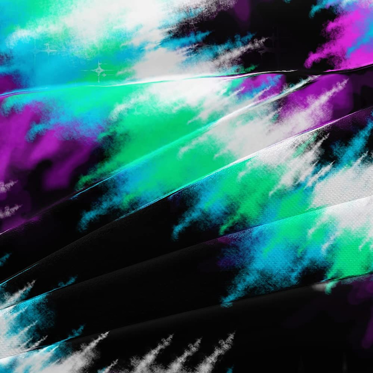 Holiyjog Tie Dye Duvet Cover Set King Size Tie Dye Purple Blue Bed Set Girls Comforter Cover and Pillow Shams for Women Decor Bedroom