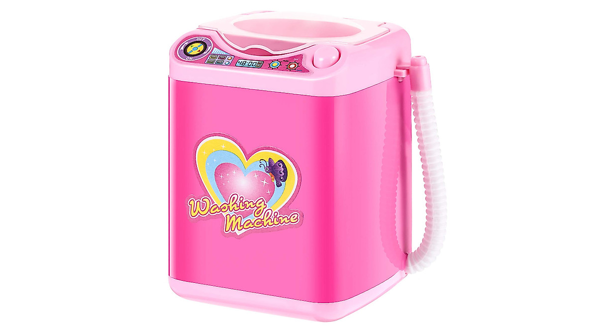 Hsei Mini Toy Washing Machine for Makeup Brushes - Portable & Easy to Use
