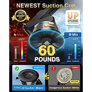 VANMASS [2023 Upgraded] Car Dashboard Phone Holder Mount [Super Suction Cup] Compatible for iPhone 13 Pro Max 12 11 X Xr 8 7 Plus Mini Se Universal Cell Phone Windshield Vent Handsfree Cradle，Green