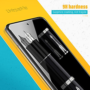 UniqueMe [ 2+3 Pack Compatible with Motorola One 5G Ace Tempered Glass + Camera Lens Protector Screen Protector [Easy Installation][HD Clear][9H Hardness]【Not for Moto G 5G/One 5G/One 5G UW】