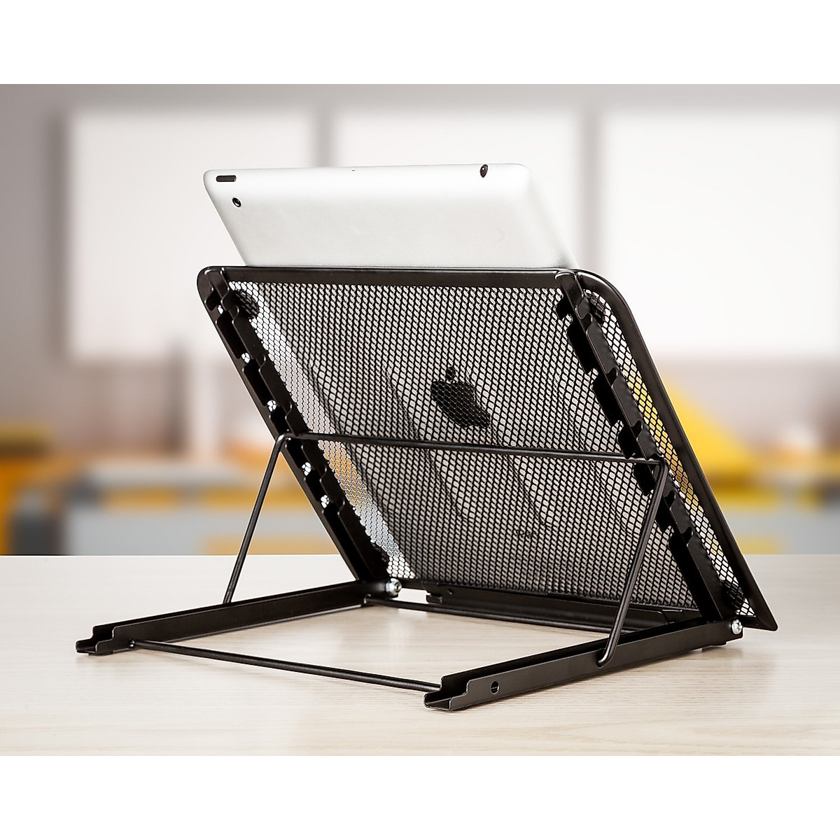 Youdepot Computer Stand,Laptop Stand for Desk Mesh Ventilated Adjustable Laptop Stand for Laptop / iPad / Tablet and More (Black)
