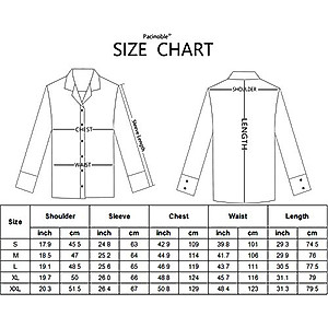 Pacinoble Mens Casual Button Down Shirt Fashion Luxury Hipster Expensive Casual Slim Fit Stylish Long Sleeve Dress Shirts (White L)