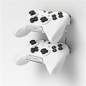 WANLIAN Game Controller Wall Mount Bracket For Various Gamepad Series And Headset Series (2-Pack) (black00131)