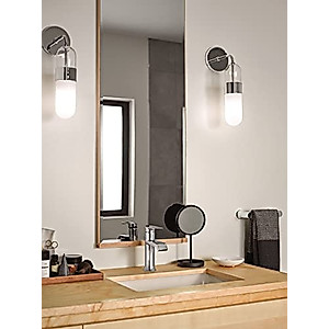 Moen Genta LX Chrome Modern 6.8-Inch Length Hand-Towel Bar for Bathroom or Kitchen, BH3886CH