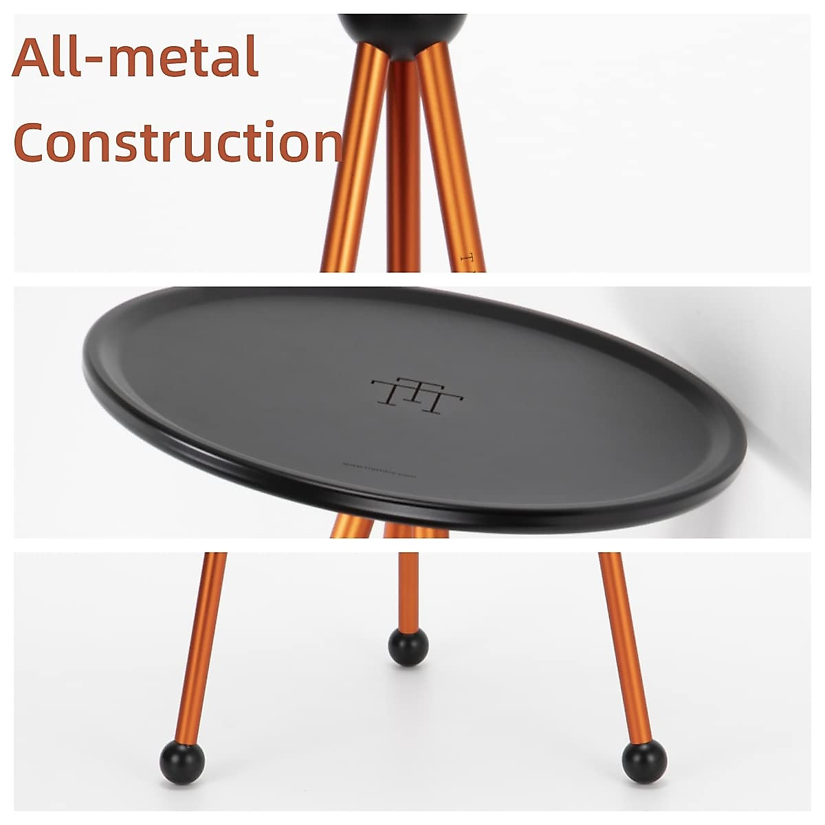 trettitre TreSound-Mini Bluetooth Speaker-Black & TreSound Side Table