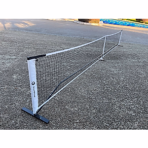 Pickleball Nets, 22 FT Regulation Size Portable Outdoor Picklenet Tennis Net with Carrying Bag for Driveway Backyards (22Ft)