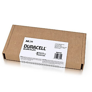 Duracell - Quantum AA Alkaline Batteries - Long Lasting, All-Purpose Double A Battery for Household and Business - 28 Count