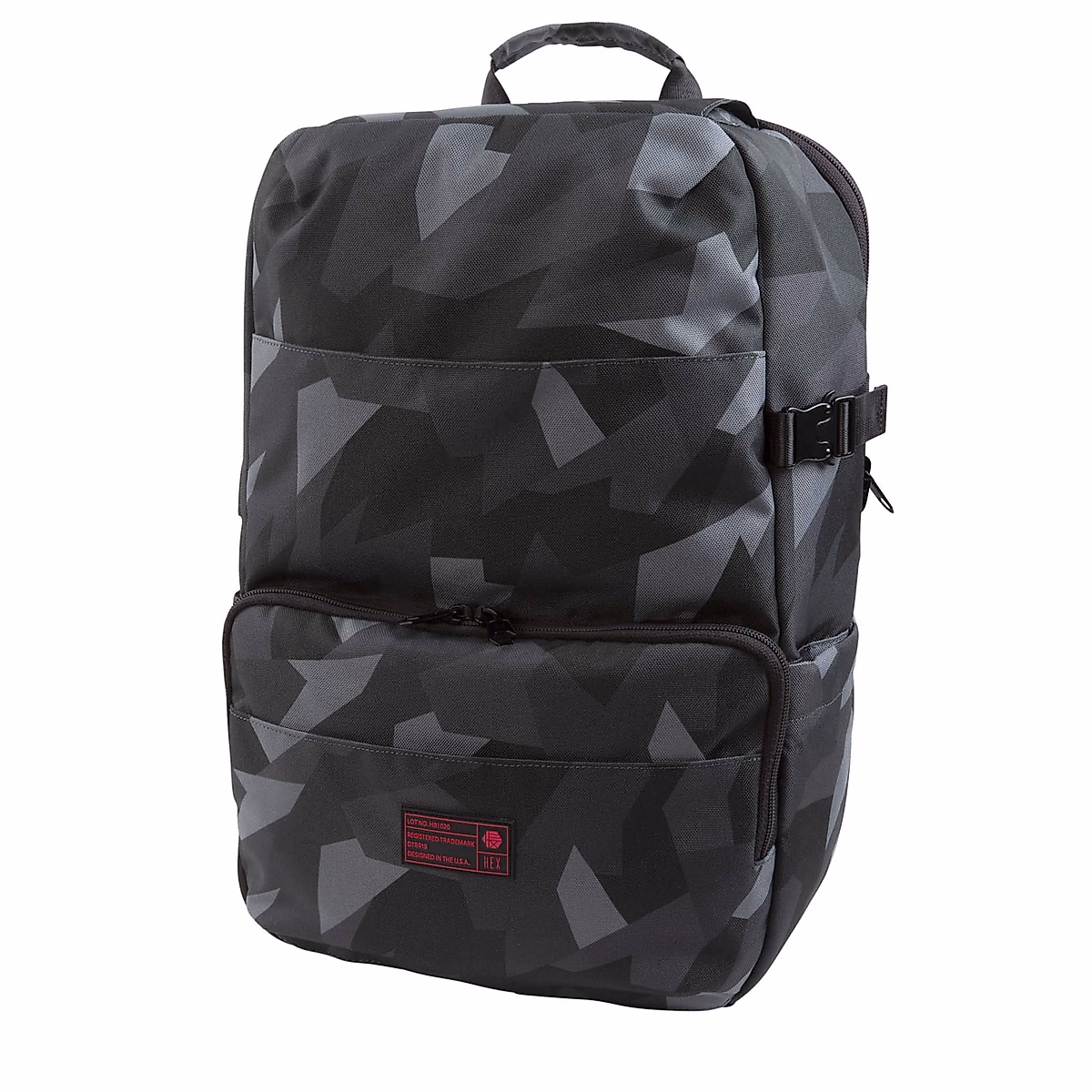 HEX Technical Water Resistant Backpack with Wireless Charger Pocket fits up to 16" Laptop