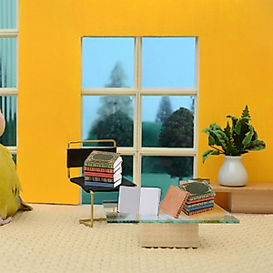 48pcs 1:12 Scale Miniatures Dollhouse Books, Assorted Timeless Miniatures Books Dollhouse Decoration Accessories Mini Miniatures Books for Christmas Pretend Play