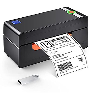 FIRINER Bluetooth Thermal Shipping Label Printer, Wireless 4x6 Label Printer for Shipping Packages, High Speed Shipping Label Printer, Compatible with Windows, Mac, Amazon, Ebay, UPS, FedEx, Shopify