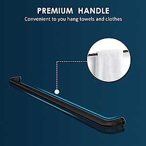 SUNNY SHOWER Frameless Shower Door for Bathtub,Hinged Tub Screen,Tempered Glass Tub Door,48" W x 58" H,Black Finish,Support Bar Included