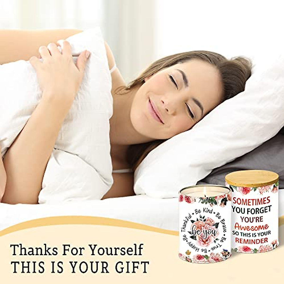 Anniversary Birthday Gifts for Women Wife - Christmas Gifts for Women - Wife Gifts - Valentines Romantic Gifts for Her - Mother's Day Gift for Mom Wife - Gifts for Her Lavender Candle 10 Oz