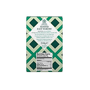 Maldon Salt, Sea Salt Flakes, 8.5 oz (240 g), Kosher, Natural, Handcrafted, Gourmet, Pyramid Crystals